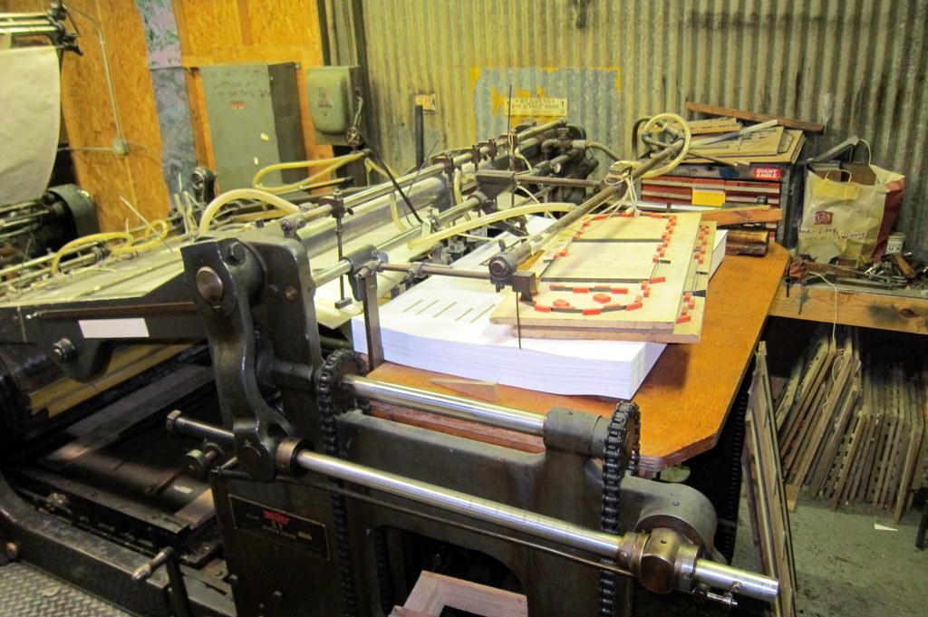 Lot #30: Miller 27" x 41" Single Color Printing Press - WireBids